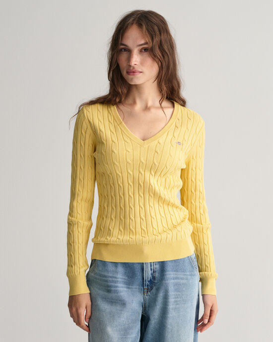 Pulls à col en V | Vêtements pour femme | GANT France