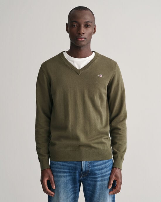 Pulls à col en V | Vêtements pour homme | GANT France