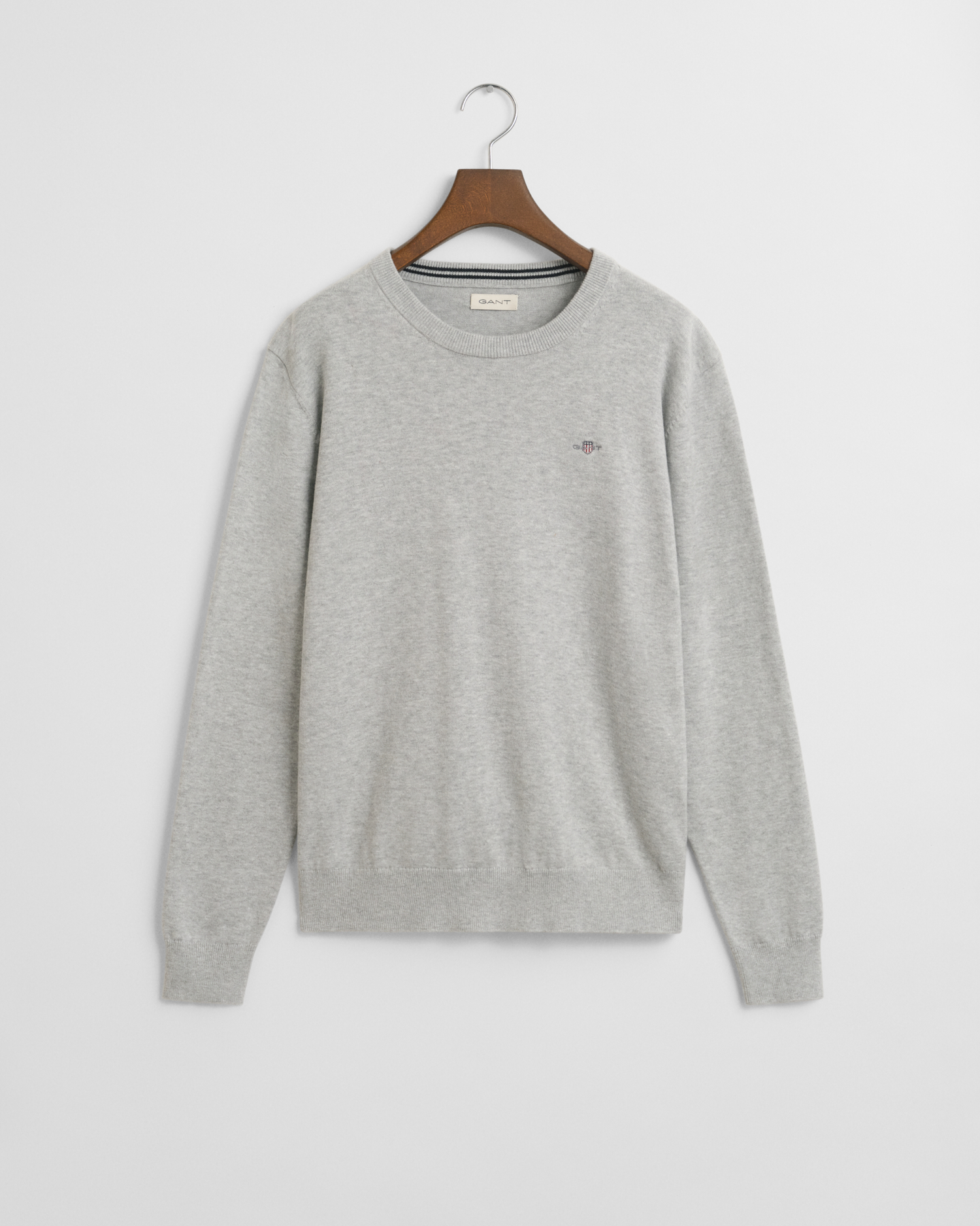 Pull col rond en coton Classic Shield Ado - GANT